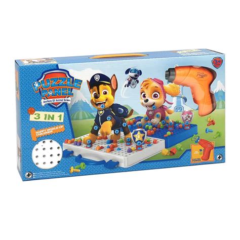 Детски конструктор Мозайка С винтоверт Пес Патрул 161 части Emagbg