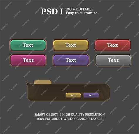 Premium Psd Game Ui Kit 2d Game Ui User Interface Casual Game Ui Ui Kit Ui Art Cartoon Game Ui