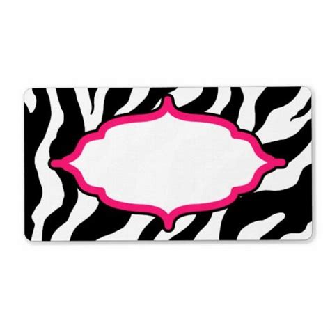 Custom Classic Zebra Labels Zazzle Zebra Labels Zebra Custom