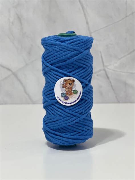 176 Sapphire 3mm Premium Coloured String 250g Sydney Yarn