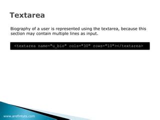 PHP Form Validation Technique PPTX