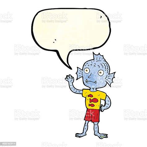 말풍선이 있는 손 흔드는 고기잡이 남자아이 말풍선을 2015년에 대한 스톡 벡터 아트 및 기타 이미지 2015년 그리기