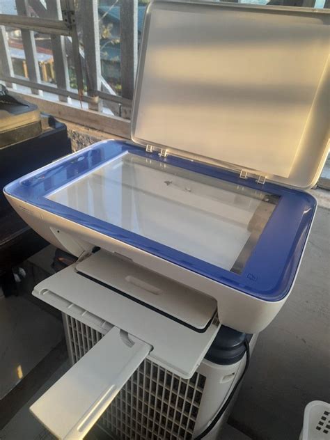 Hp Deskjet All In One Printer In White And Dark Blue Computers Tech Printers Scanners