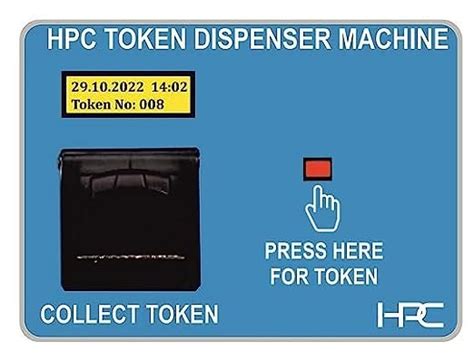 HPC Token Dispenser Token Printer Machine Model HPC Amazon In Office Products