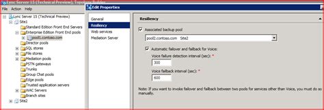 lync server 2013 障害復旧用のペアのフロント エンド プールの展開 lync server microsoft learn