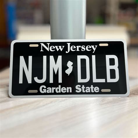 New Jersey Blackout License Plate Njm Design Lab