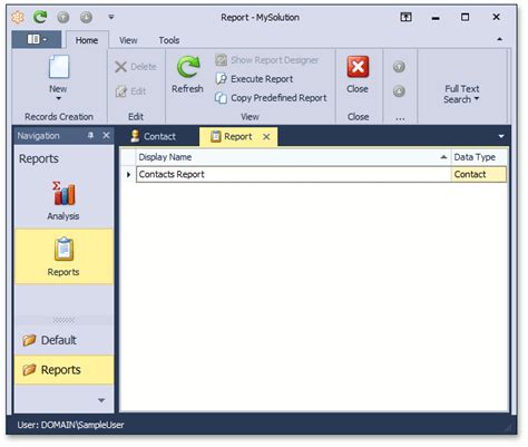 Create A Report At Runtime Net Framework Xaf Cross Platform Net