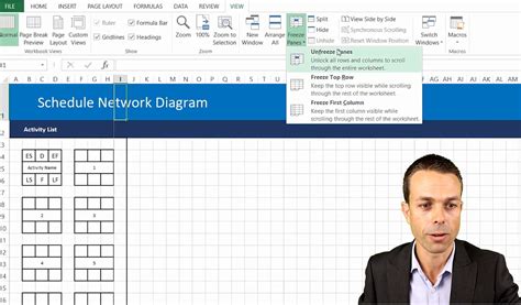 How To Create A Schedule Network Diagram In Excel Project Success