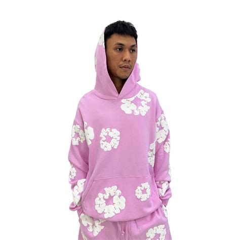 Denim Tears The Cotton Wreath Hoodie Powder Pink Fw24 Stealplug Kl