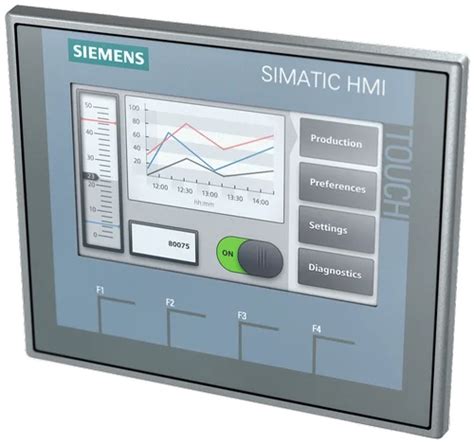 Siemens 4 Inch SIMATIC HMI KTP400 Basic Basic Panel Key Touch Operation Three Phase At