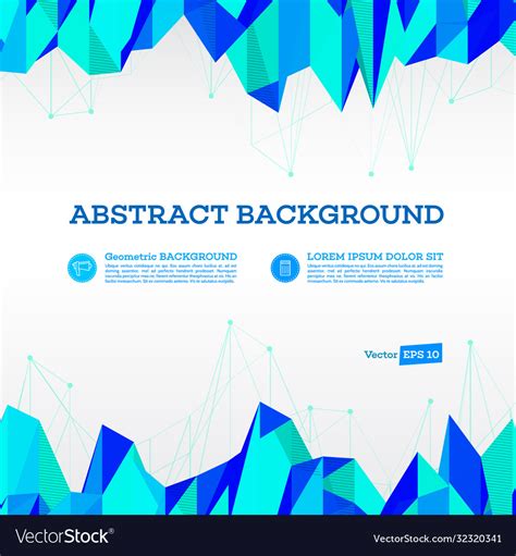 Polygonal Geometric Abstraction Royalty Free Vector Image