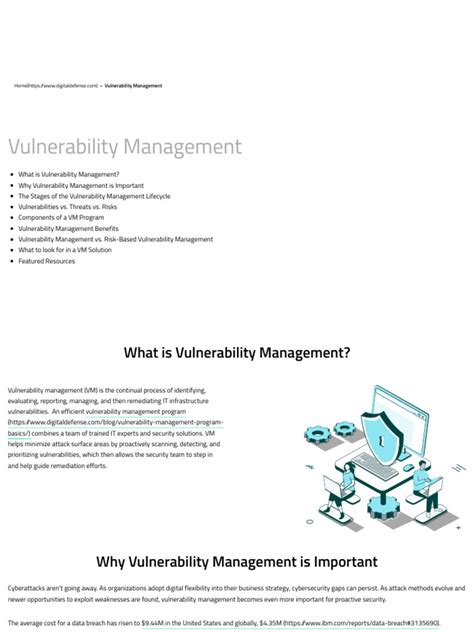 what is vulnerability management pdf vulnerability computing