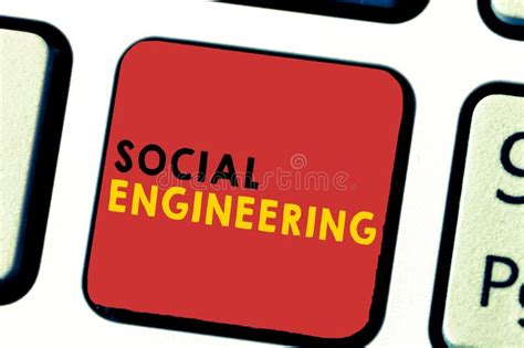 Word Writing Text Social Engineering Business Concept For Psychological Manipulation Gain