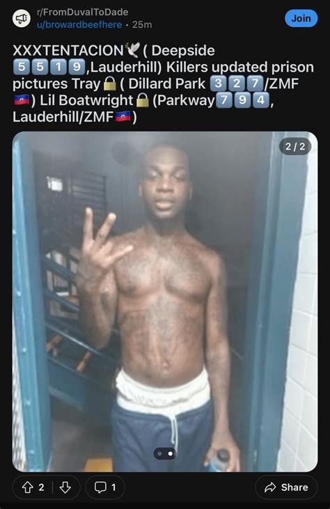 Pictures Of 2 The Killers In Prison Rxxxtentacion