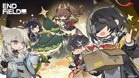 Arknights Endfield Official 2024 Christmas Art Illustration Character