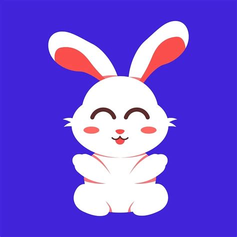Premium Vector Cute Rabbit Mascot Vector Design