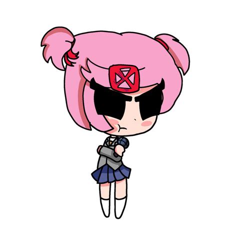 Chibi Natsuki Fnf Style By Ppgrules945 On Deviantart