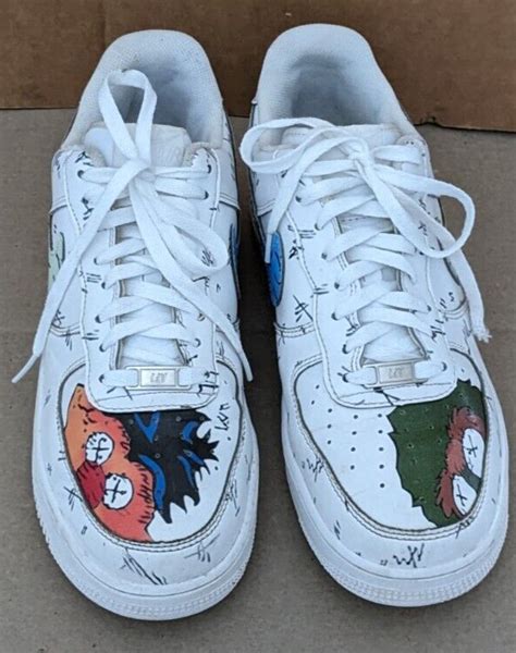 Sesame Street Custom Nike Air Force 1 Sneakers Mens Gem