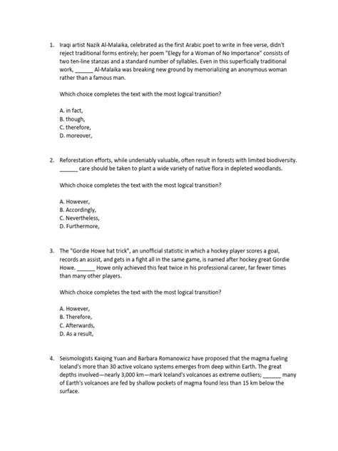 Transition Questions Pdf Biogeography Recycling