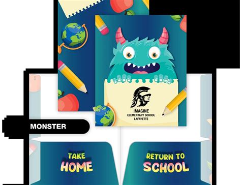 Personalized Folders School Datebooks