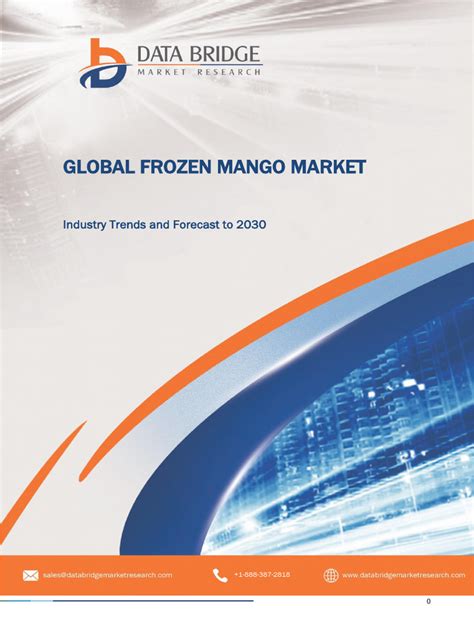 Toc Global Frozen Mango Market Pdf Market Economics Forecasting