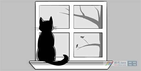 css3实现窗户上摇尾巴的猫 树丫 小鸟动画效果源码 css代码下载 时代java，与您同行！