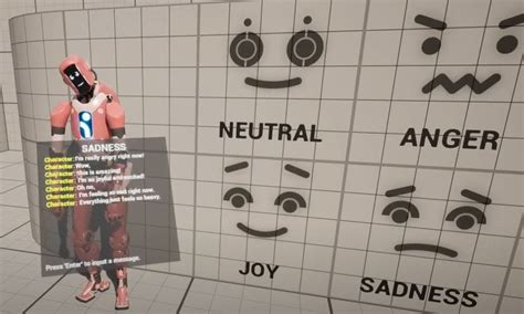 Tutorial Inworld Demo Gallery In Unreal Emotions