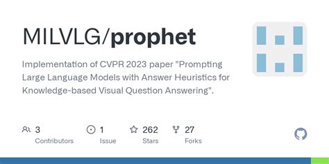 Github Milvlgprophet Implementation Of Cvpr 2023 Paper Prompting