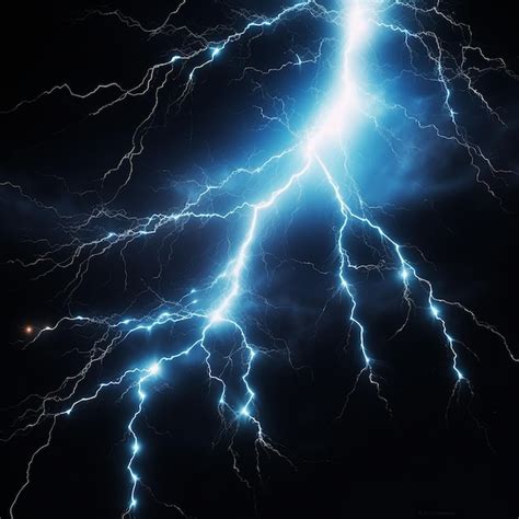 Explosão De Energia Elétrica Realista Efeito Vetor De Faísca De