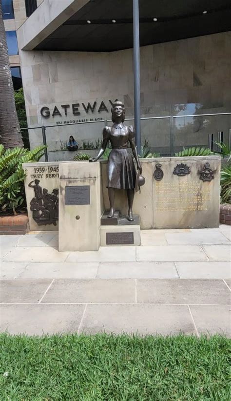 Gedenkteken Tweede Wereldoorlog Vrouwelijke Militairen Sydney