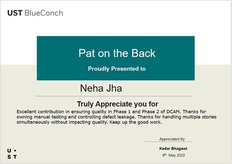 Neha Jha On Linkedin Qaengineer Patonback Grateful Happiness