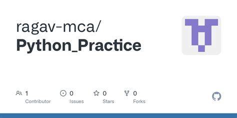 Github Ragav Mca Python Practice