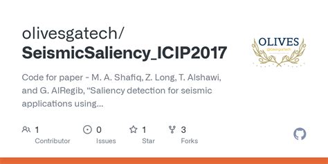 Github Olivesgatechseismicsaliencyicip2017 Code For Paper M A