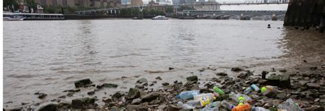 THE RIVER THAMES PLASTIC BOTTLE POLLUTION NEW REPORT OneLessBottle