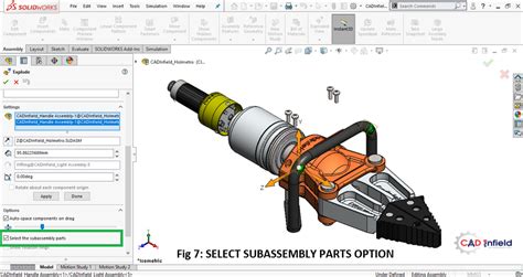 Exploded View In Solidworks Cad Infield