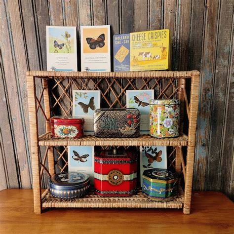 Wicker Shelf Etsy
