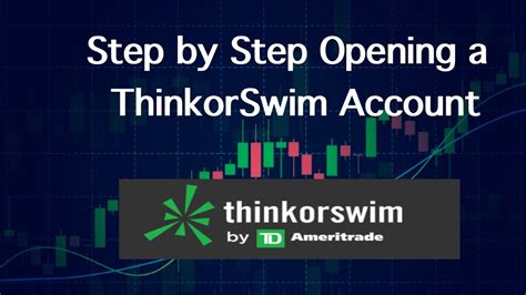 Step By Step Opening A ThinkorSwim Account YouTube