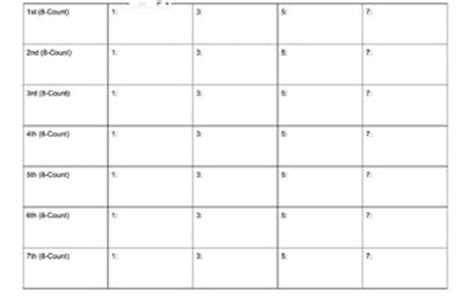 Cheerleading 101 Mat Planning Guide And 8 Count Sheets Tpt