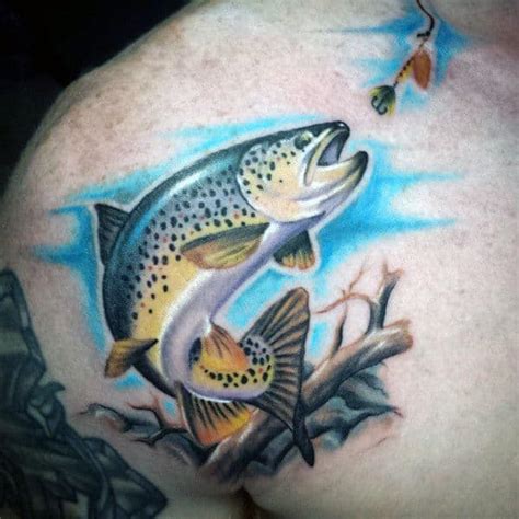 60 Trout Tattoo Designs For Men Freshwater Fish Ink Ideas