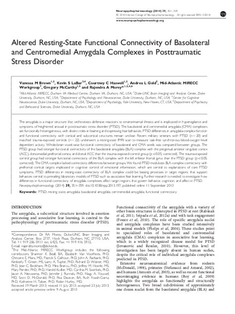 Pdf Altered Resting State Functional Connectivity In Cognitively