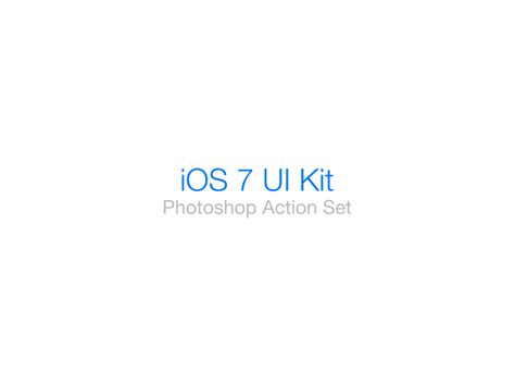 Ios Ui Kit Actions V2 By Jeremy Paul On Dribbble