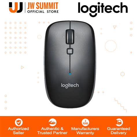 Logitech M557 Bluetooth Wireless Mouse For Windows And Mac Ambidextrous