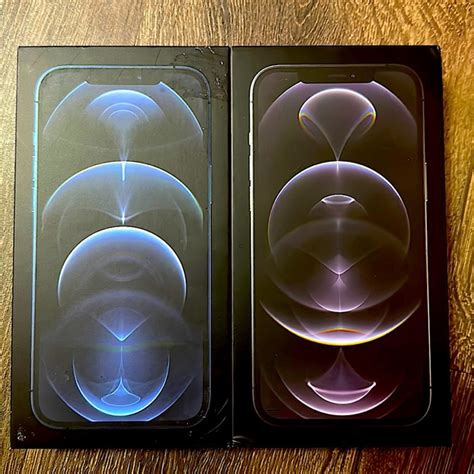 Apple Cell Phones Accessories Empty Boxes Two Iphone Pro Max Boxes And Iphone Pro