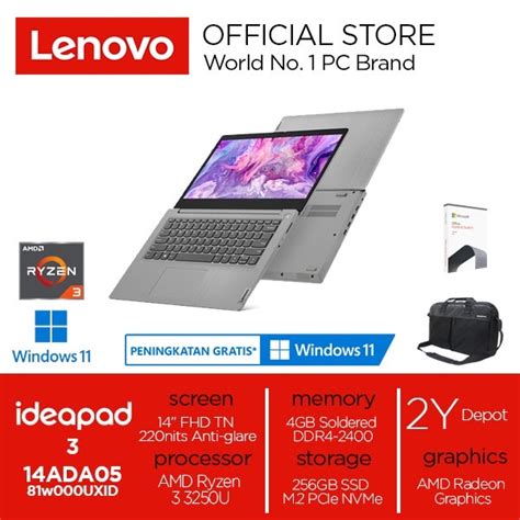 Jual Lenovo Ideapad Ada Uxid Ryzen U Gb Gb Ssd W Ohs Shopee Indonesia