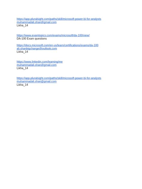Pluralsight Power Bi Training Passwords By Shan Uk Pdf
