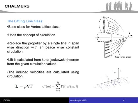 vortex lattice implementation of propeller sections for openfoam 2 3x