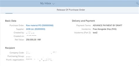 Extending Sap Fiori App My Inbox Approve Purch Sap Community