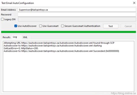Outlook 2016 Autodiscover Implementation 250 Hello