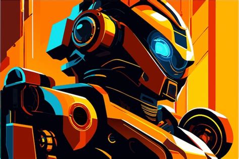 Advanced Robotics Vector Illustration Premium Ai Generated Vector