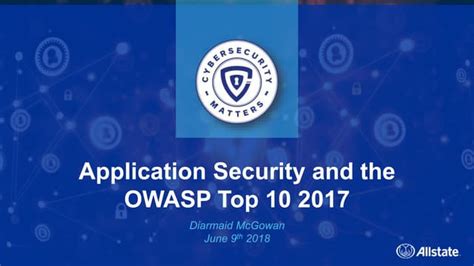 Application Security And The Owasp Top 10 Ppt